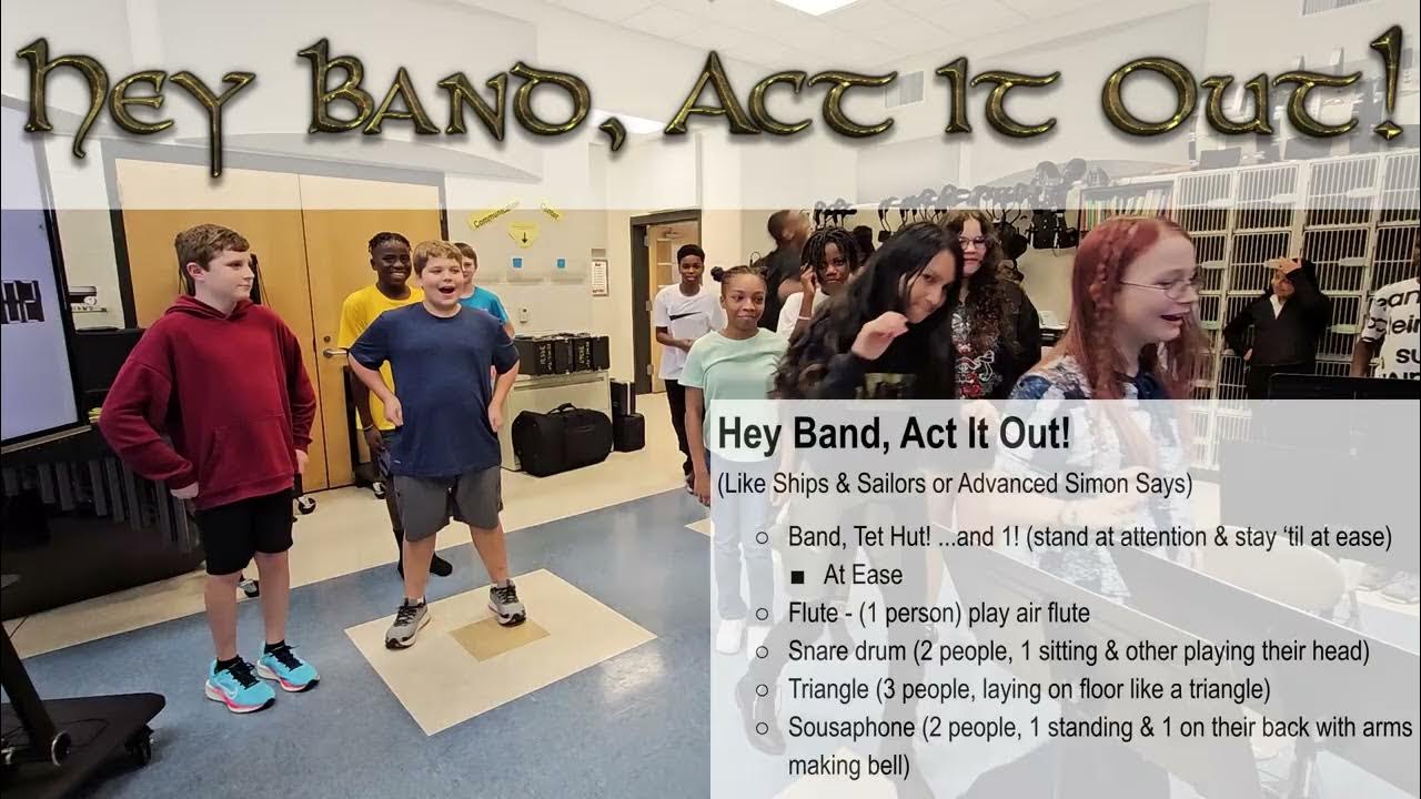 Hey Band, Act It Out - A fun ice breaker / game for bands! - YouTube