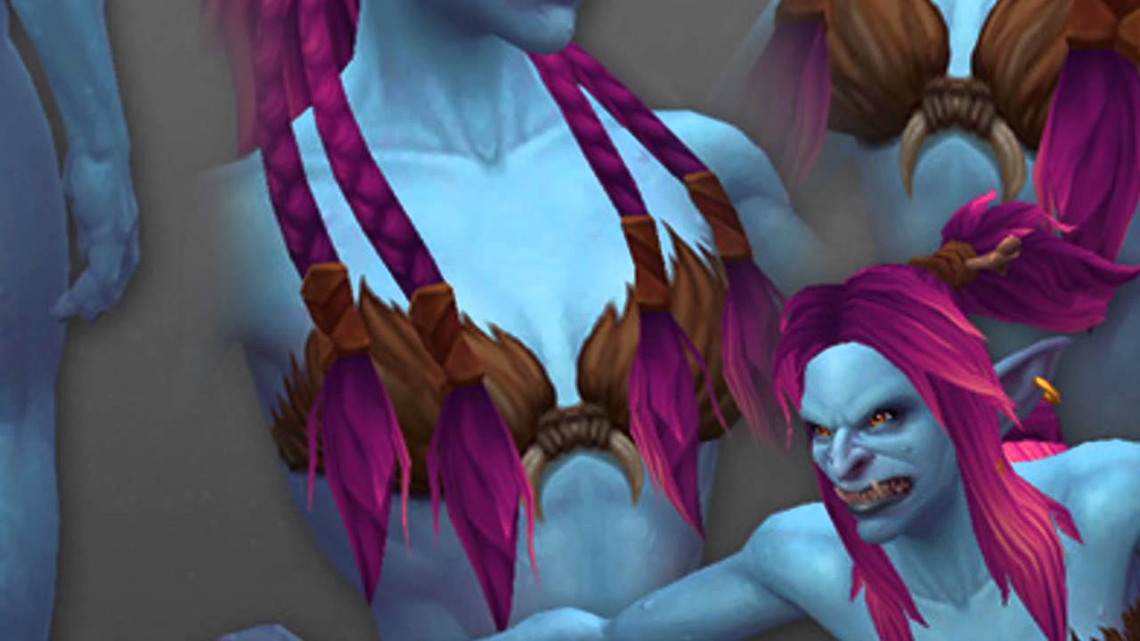 Warlords Of Draenor Female Troll Model Update Youtube