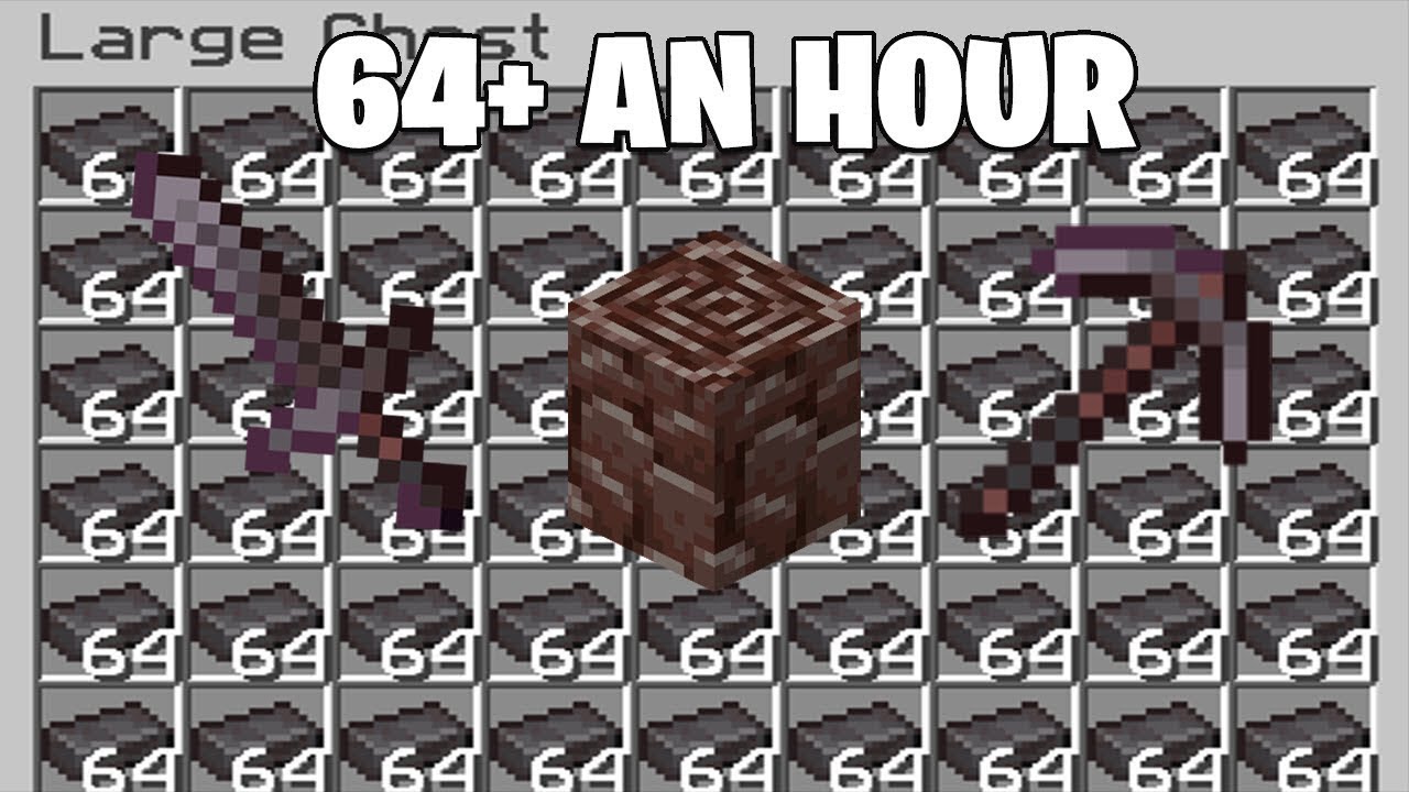 Minecraft 1.16 - AUTOMATIC NETHERITE FARM Tutorial - YouTube