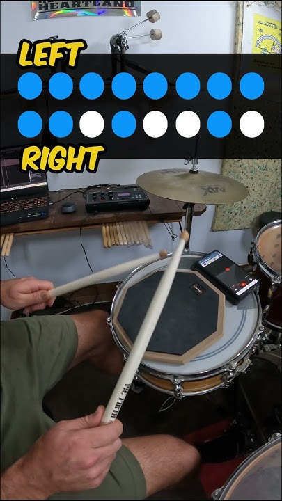 🥁 Rhythm challenge on the PRACTICE PAD! Beginner Drum Lesson #shorts # ...
