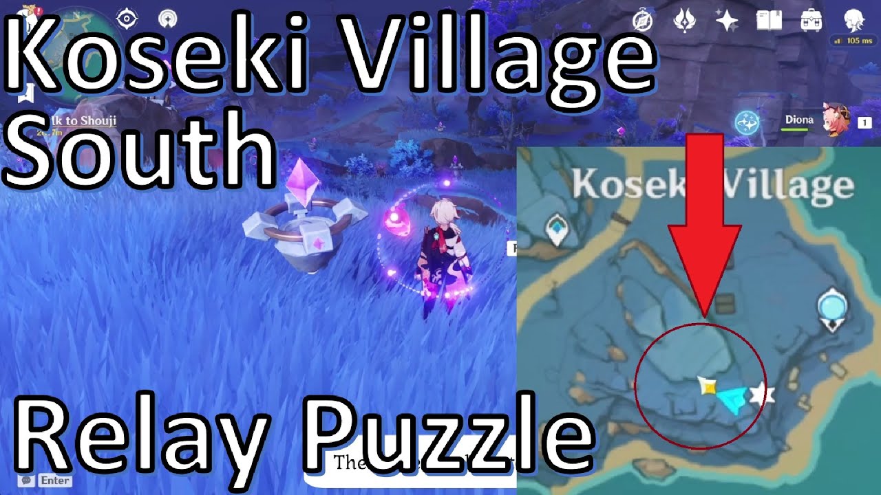 [Relay] Relay Puzzle At Koseki Village (South Area) - YouTube