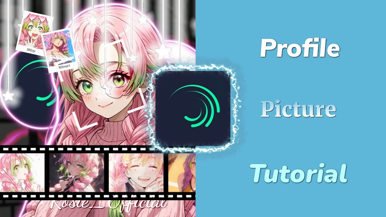 Profile Picture Tutorial || Alight motion Editing || Making PFP in ...