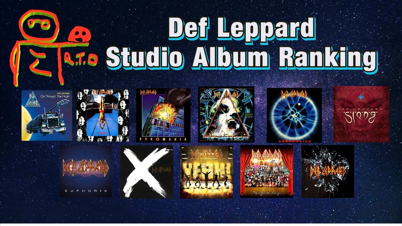 Def Leppard Studio Album Ranking - YouTube