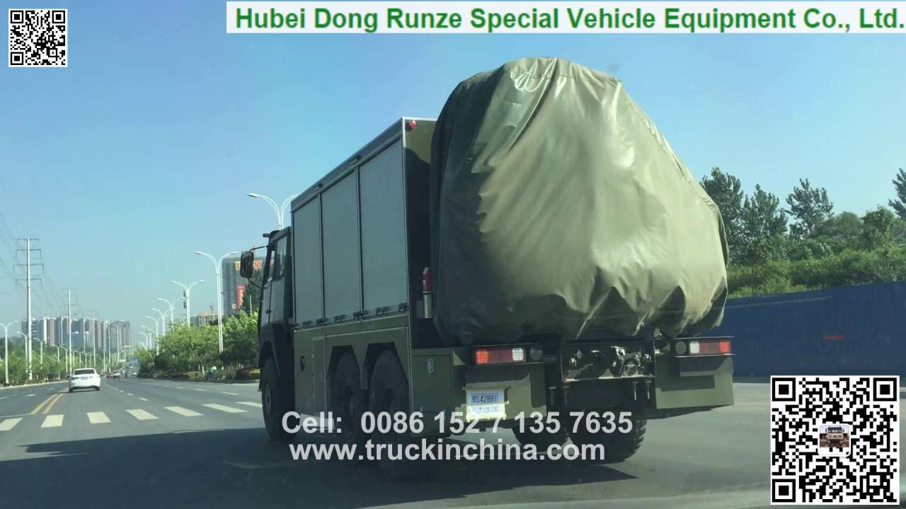 SHACMAN -Steyr SX2190 Military truck 6x6 Rescue vehicle with HIRB crane ...