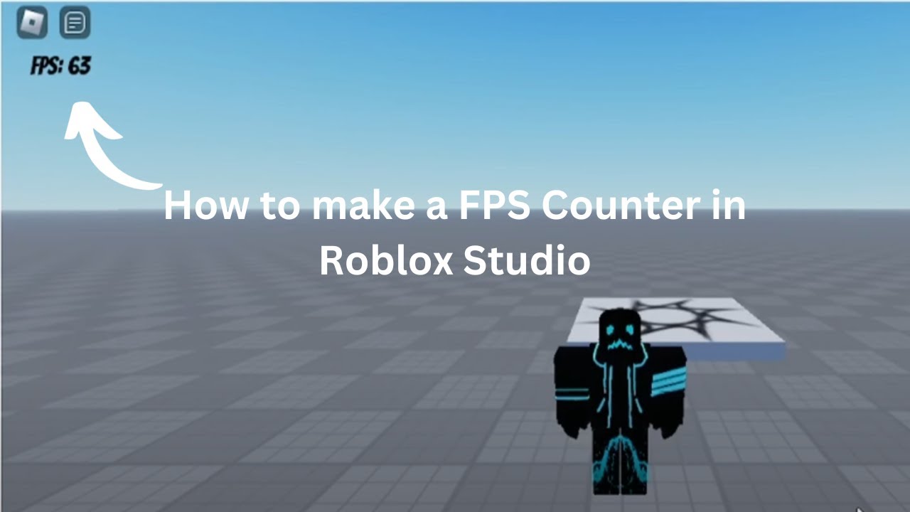 How to make a FPS Counter in Roblox Studio - YouTube
