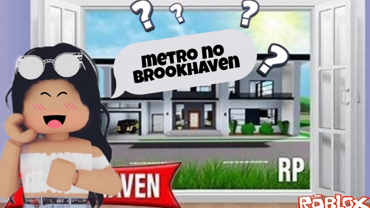 chegou metro no brookhaven 🚃 (roblox) - YouTube