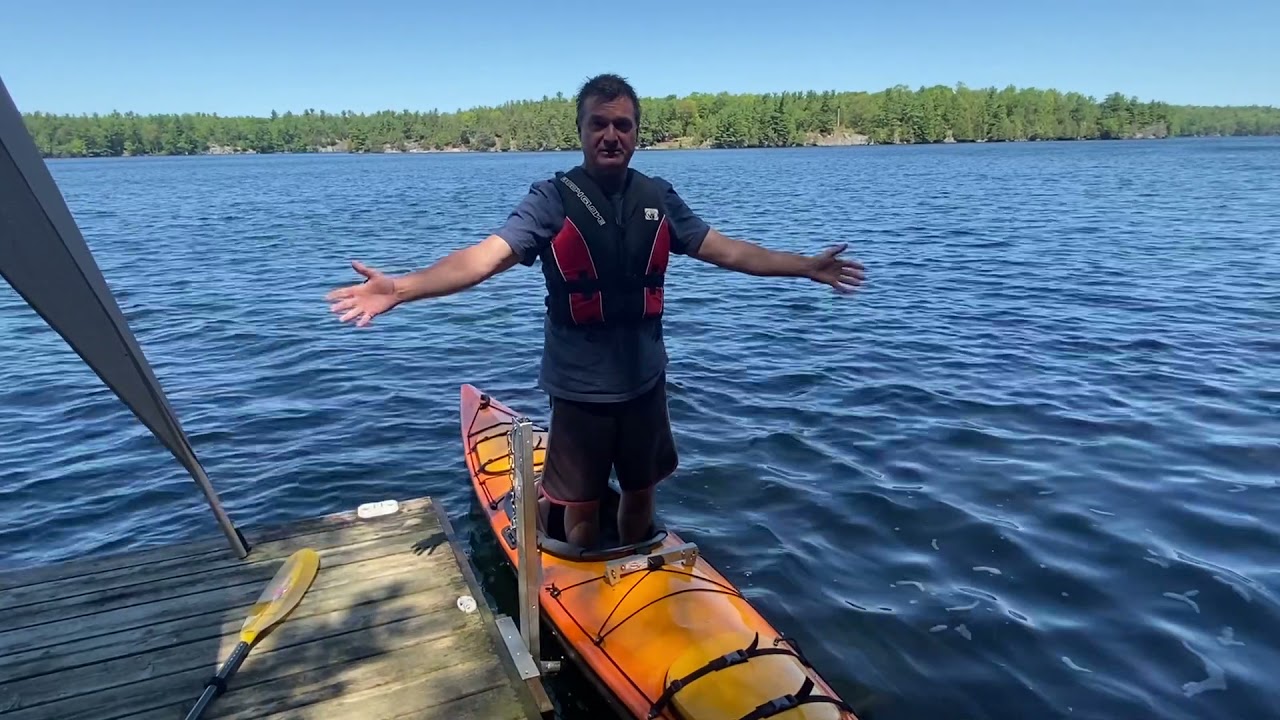 Kayak Launch with KayaArm technique explained - YouTube