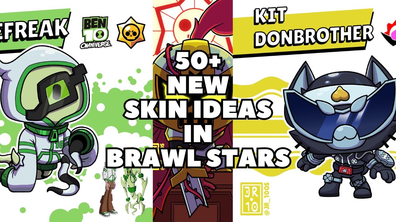 50+ New Skin Ideas in Brawl Stars - YouTube