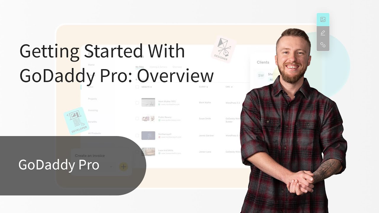 Getting Started With GoDaddy Pro: Overview - YouTube