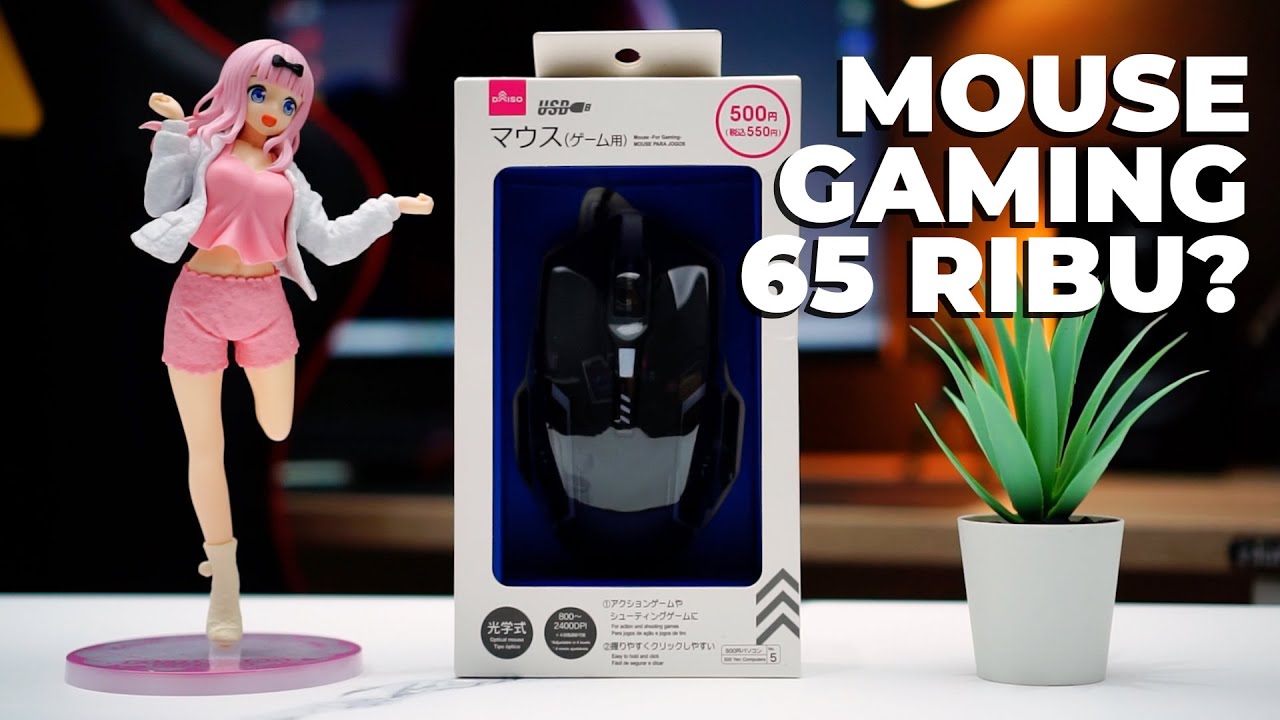 Mouse Gaming JEPANG Kualitasnya Begini? - Daiso Gaming Mouse - YouTube