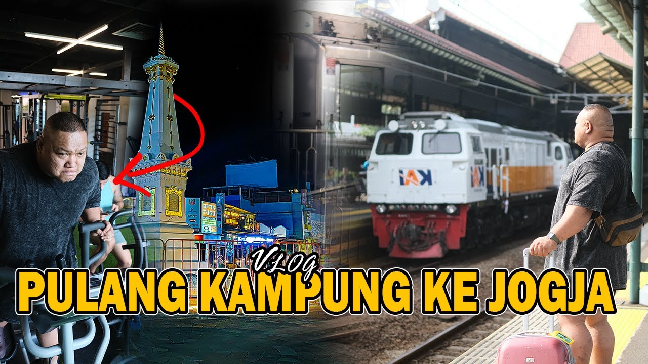 AJI STRONGMAN PULANG KAMPUNG KE JOGJA BORONG BAKPIA!!! - YouTube