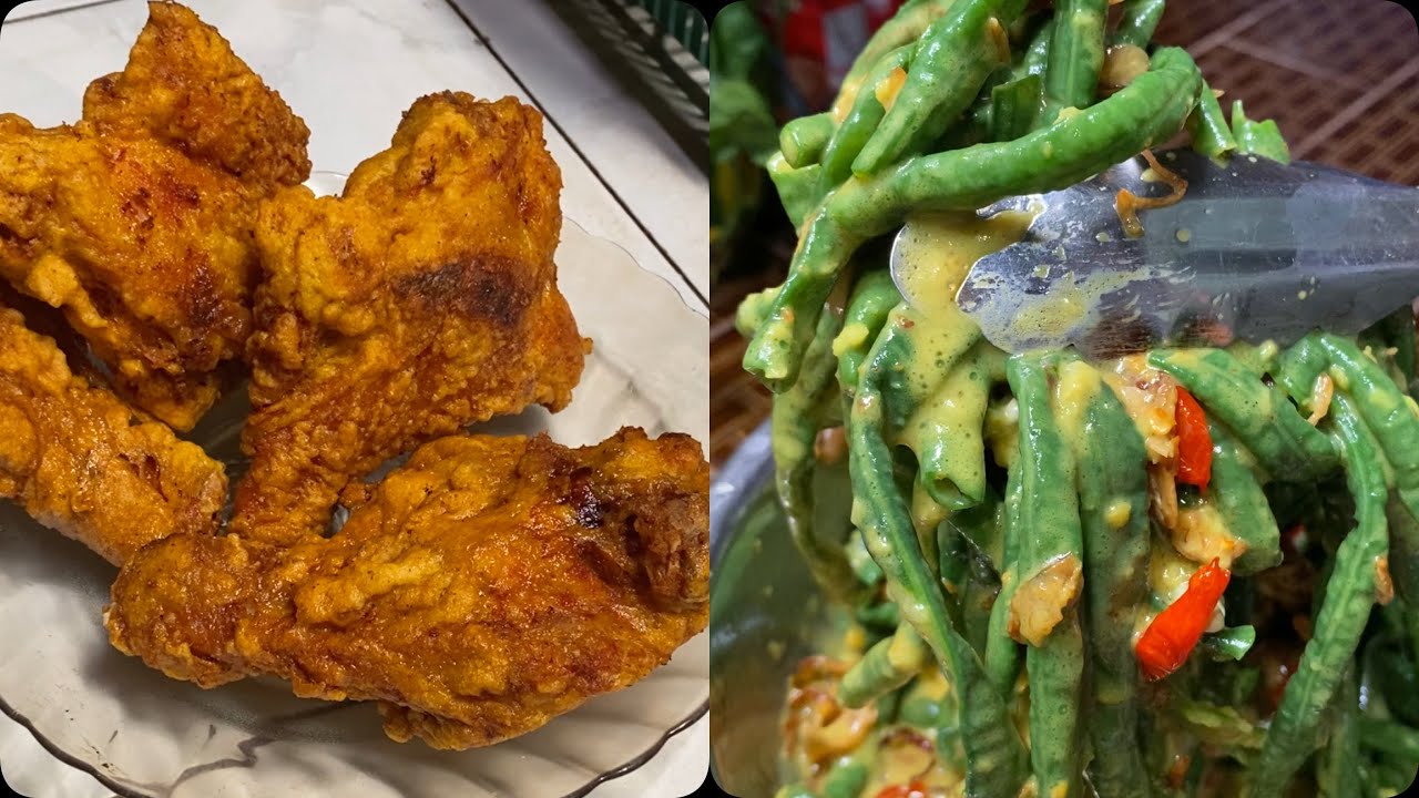 Resep ayam goreng Kipas dan Jukut bejek/kalas - YouTube