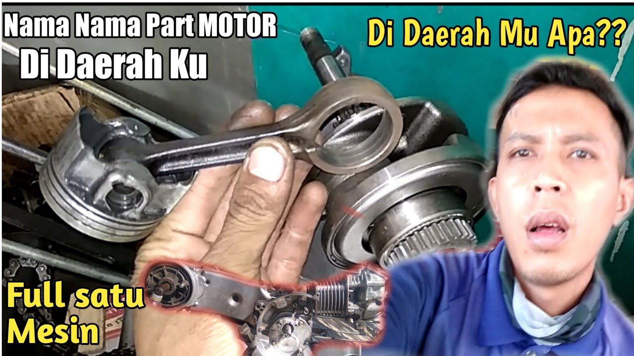 🔴 Nama Nama Part Motor // FULL SATU MESIN - YouTube