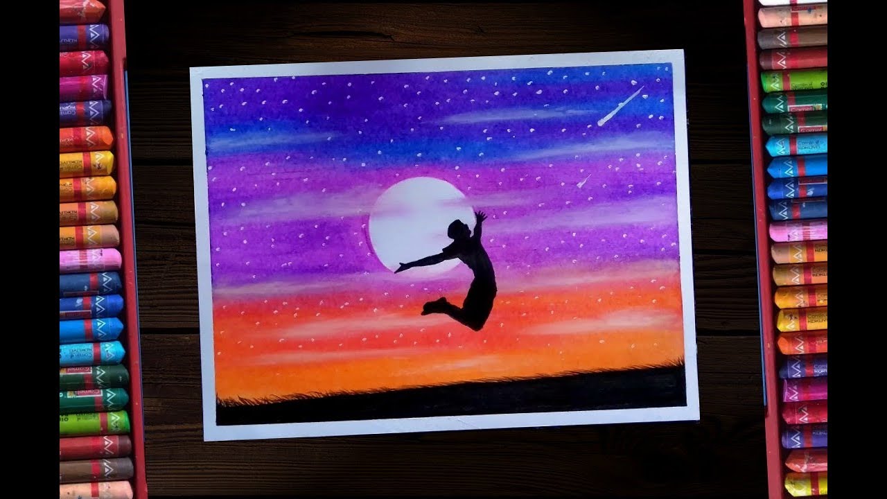 Drawing enjoy happy life beautiful sinary for beginners | step by step ...