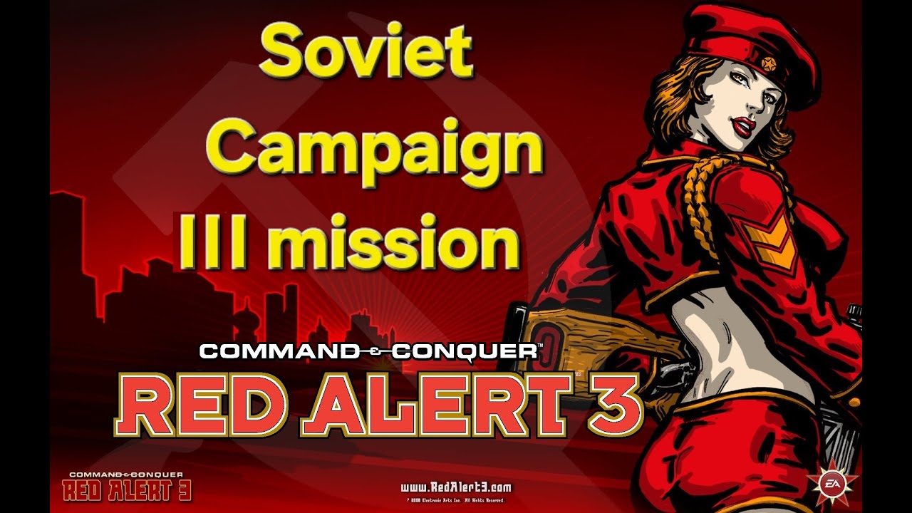Red Alert 3 - Soviet Campaign - 3rd Mission - YouTube