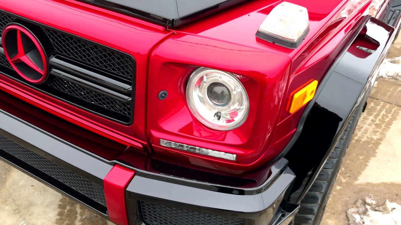 Custom Mercedes Benz G wagon from Fantasy Collision & Customs - YouTube