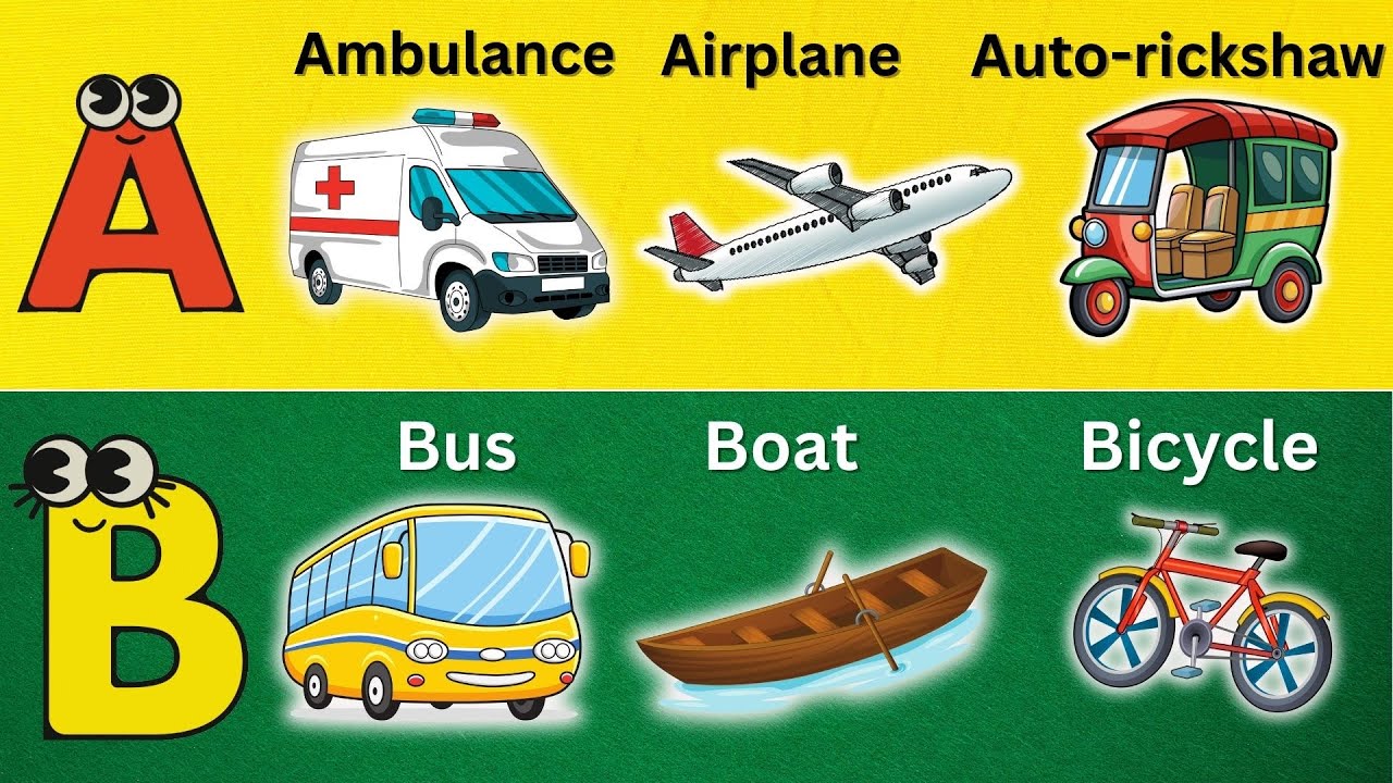 AB Vehicles Song | Learn the Alphabet with Fun Vehicles | Fun ...