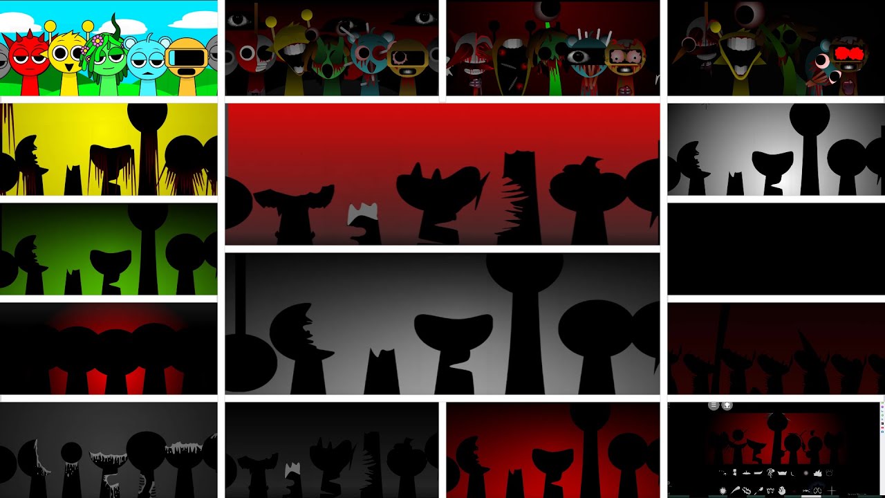 New Incredibox Sprunki With ALL Characters Together! Raddy x Simon x ...