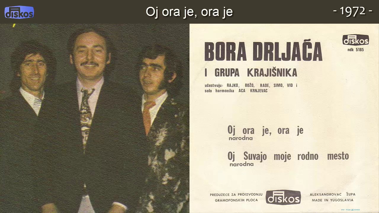 Bora Drljaca - Oj ora je, ora je - (Audio 1972) - YouTube