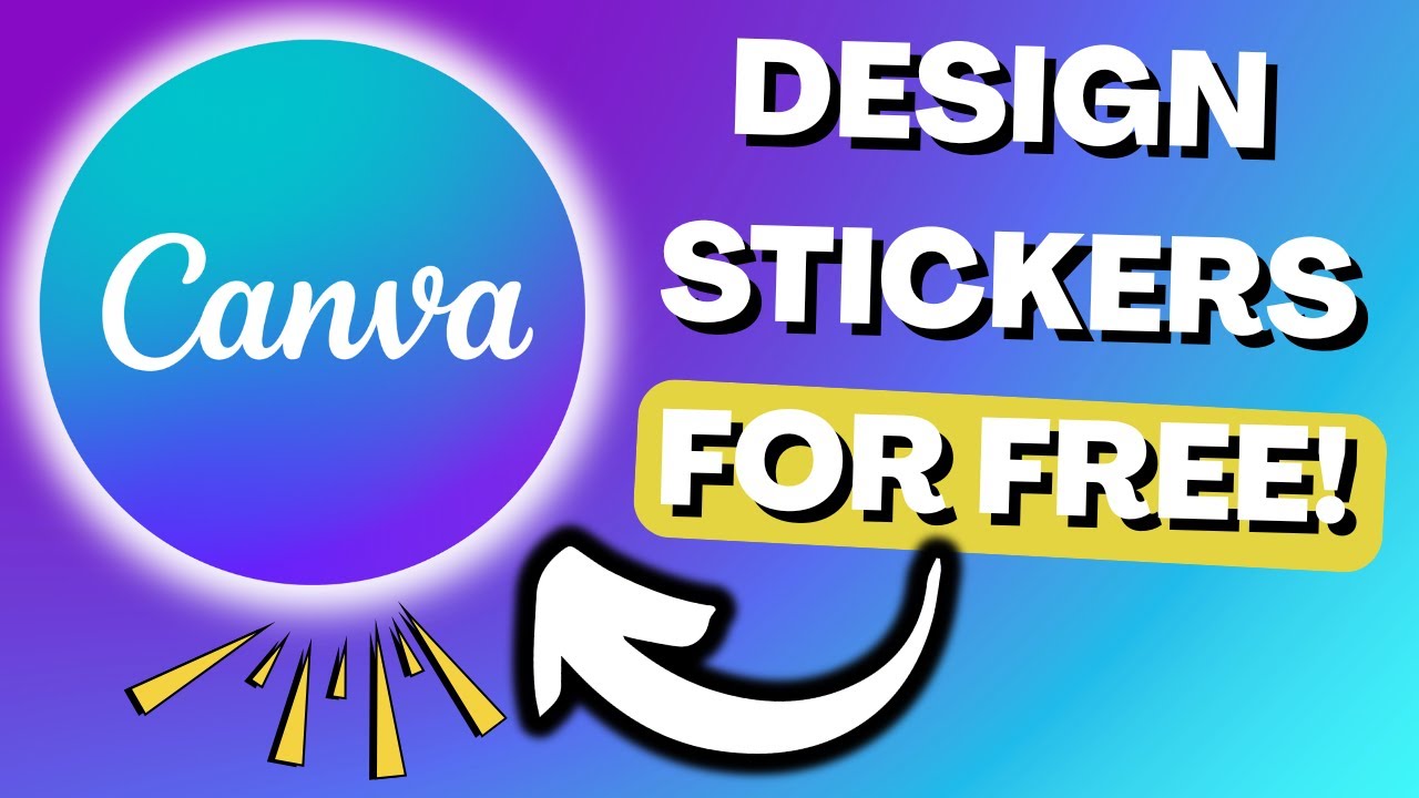 How To Design Sticker Files For FREE (Canva Tutorial) - YouTube