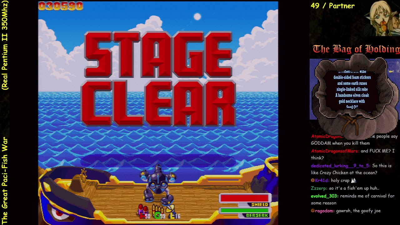 The Great Paci-Fish War Full Playthrough 1cc (part-mojibake version ...
