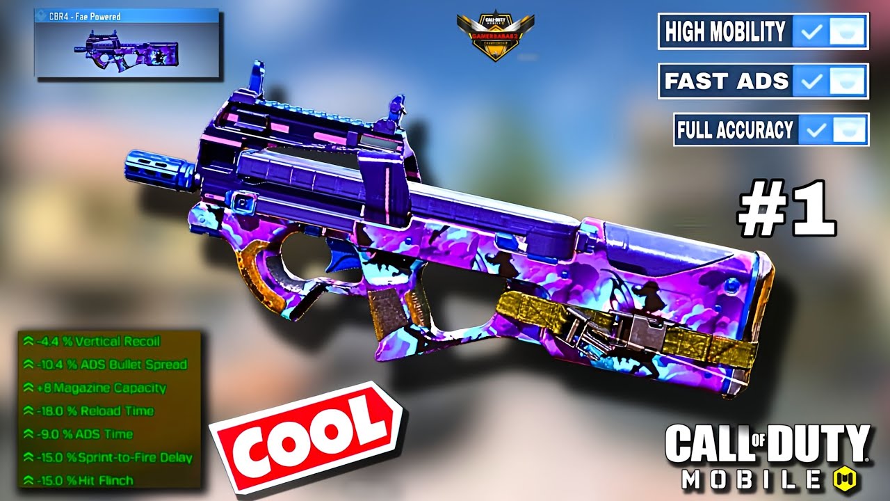 CBR4 Best Loadout Cod Mobile // Fast ADS + No RECOIL! // it's Taking ...