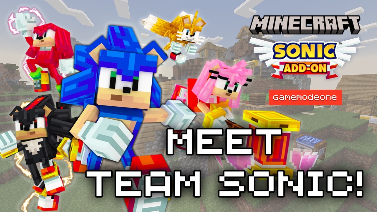 What’s it like to be Team Sonic? | Minecraft X Sonic Add-on - YouTube