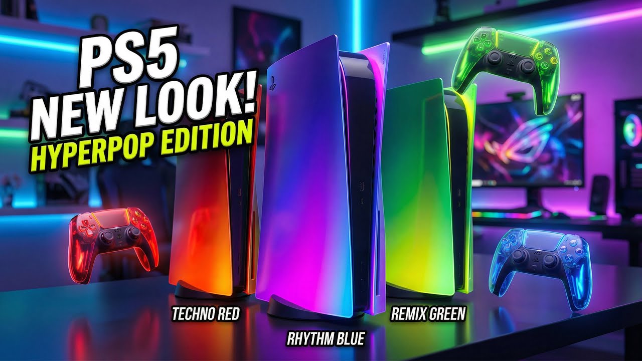 PS5 HyperPop Makeover.... INSANE New Colors & Limited Edition Upgrade ...