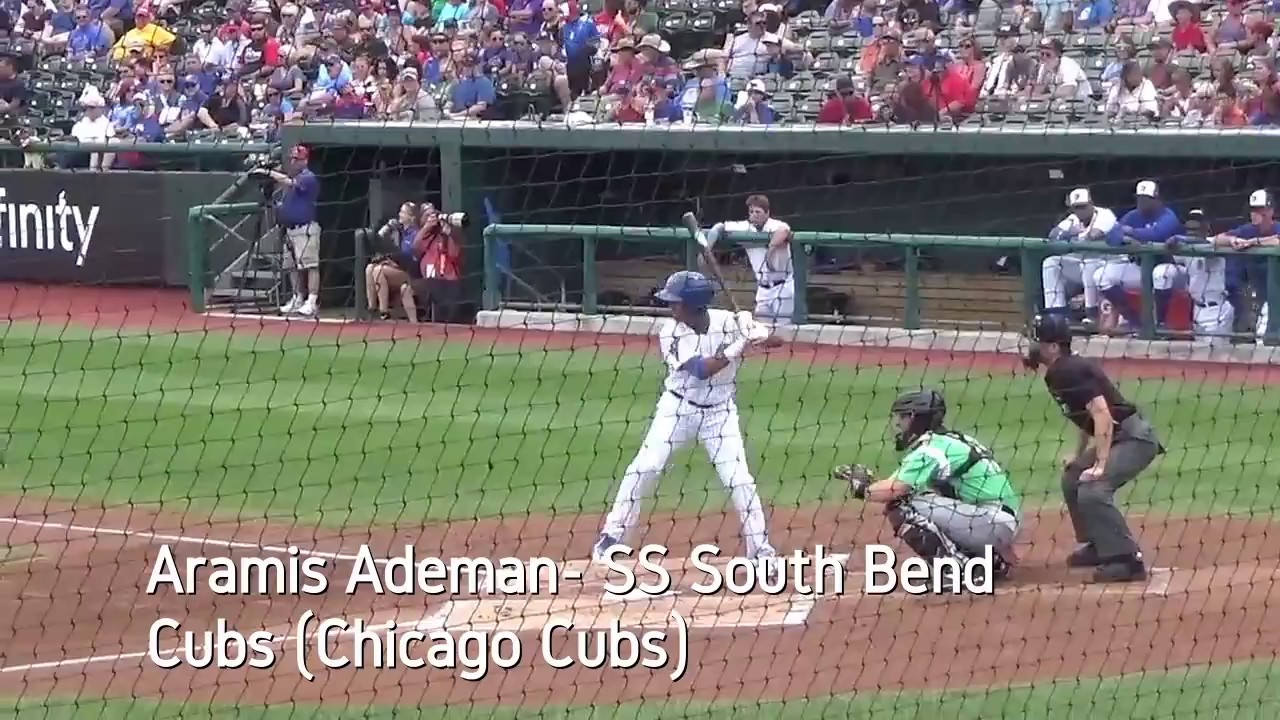 Aramis Ademan- SS South Bend Cubs (Chicago Cubs) - YouTube