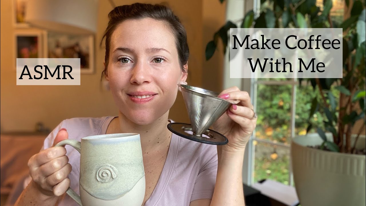 ASMR - Make Coffee With Me! Whispering, Tapping. Morning Coffee Routine ...
