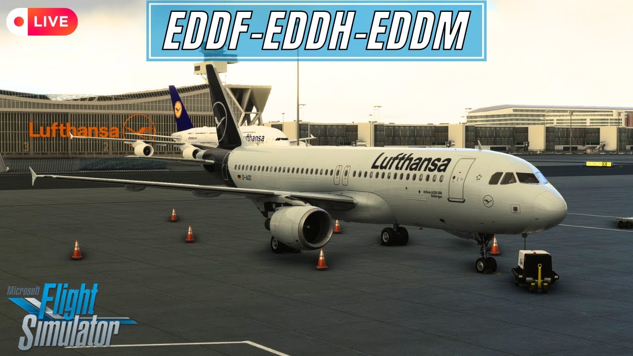 🔴 MSFS 2020 | *FACECAM ON* | Fenix A320 V2 | Frankfurt, Hamburg ...