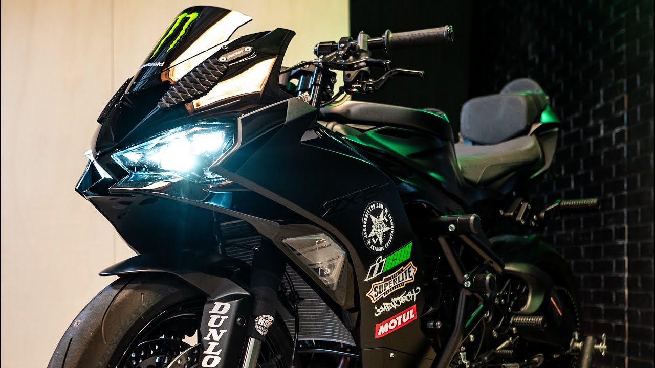 My 2024 Kawasaki ninja zx6r showbike break down with impaktech - YouTube