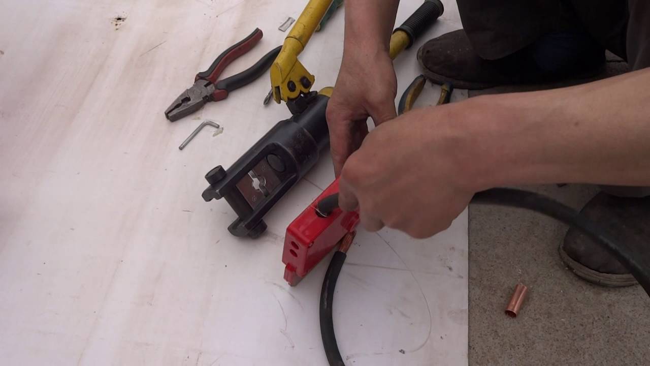 show the current collector how to connect the cable wire - YouTube