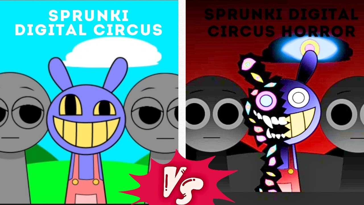 Sprunki Digital Circus VS Sprunki Horror Digital Circus | Sprunki ...