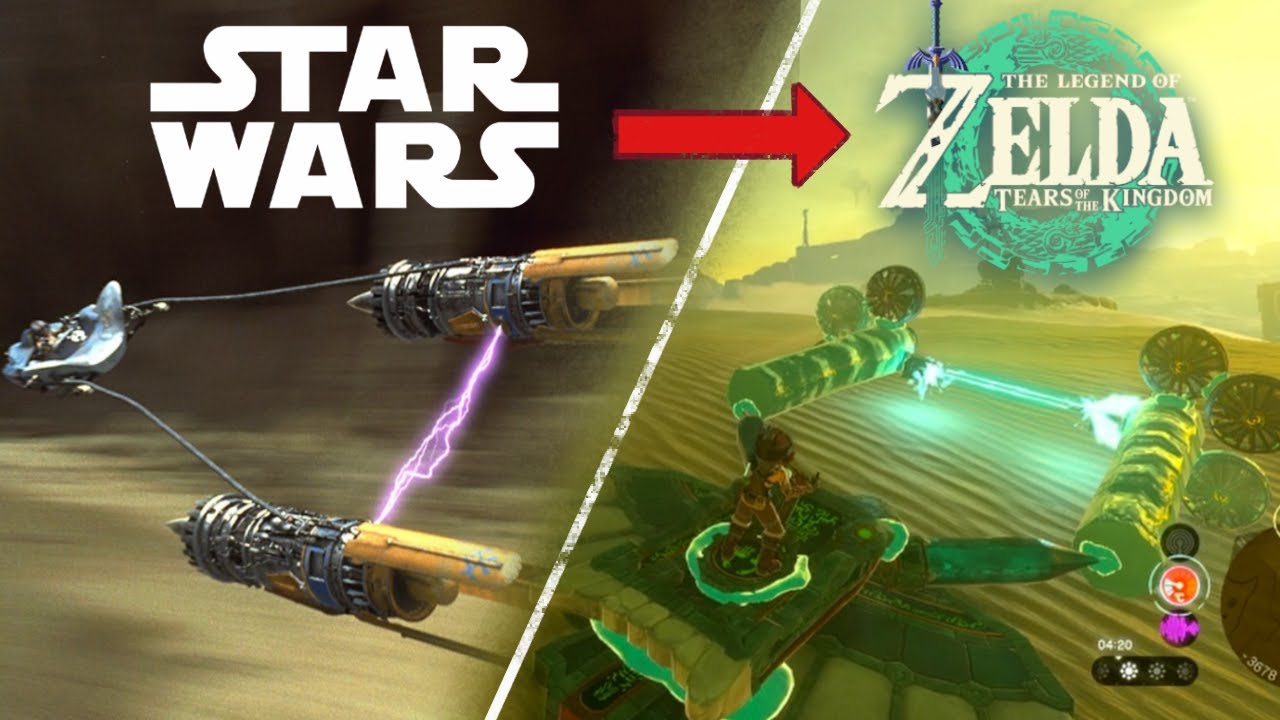 Star Wars Pod Racer in Zelda Tears of the Kingdom - YouTube