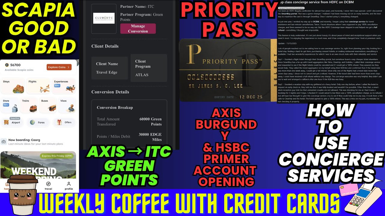Weekly Credit Card News | Priority Pass Benefits | Blinkit GV | How to ...