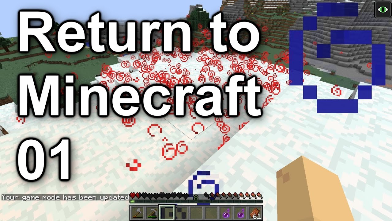 Return to Minecraft 01 Getting Started Again and Health Regen Mechanics - YouTube