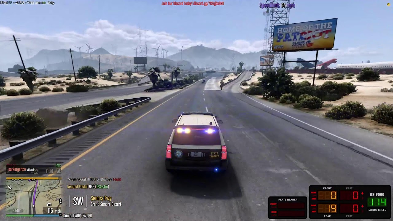 TSDOJ Florida Based - GTA 5 - FiveM - FHP Patrol *LIVE* - YouTube