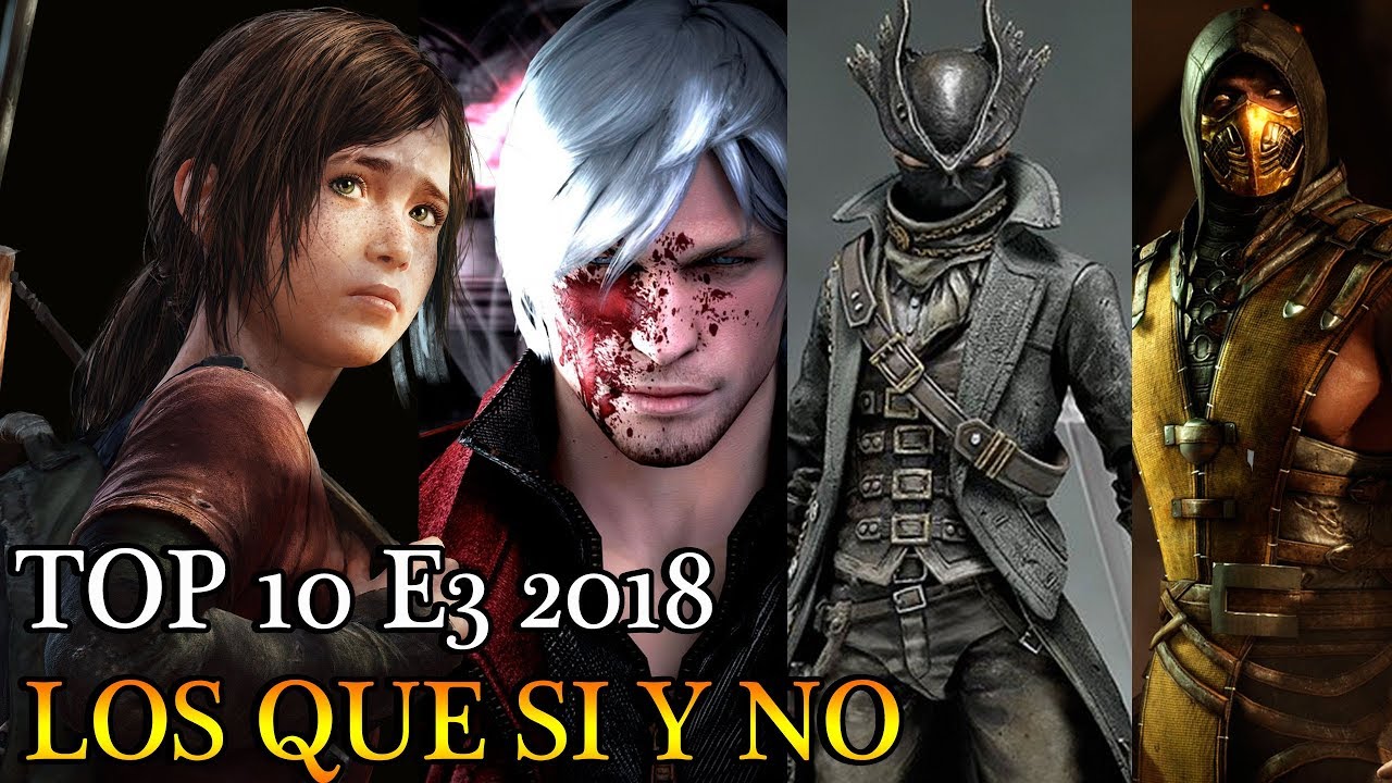 Top 10 E3 2018 (5 Juegos Confirmados y 5 Fuertemente Rumorados) - YouTube
