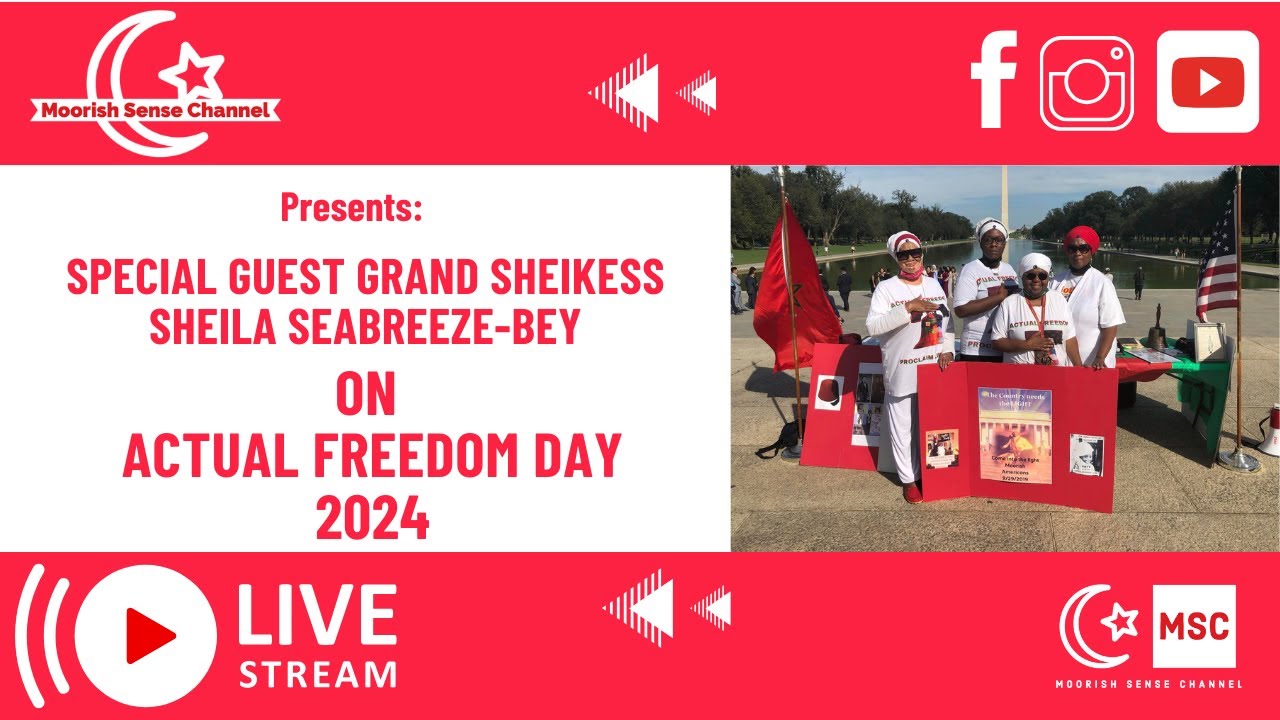 Moorish Sense Channel presents: Grand Sheikess Seabreeze-Bey on Actual ...