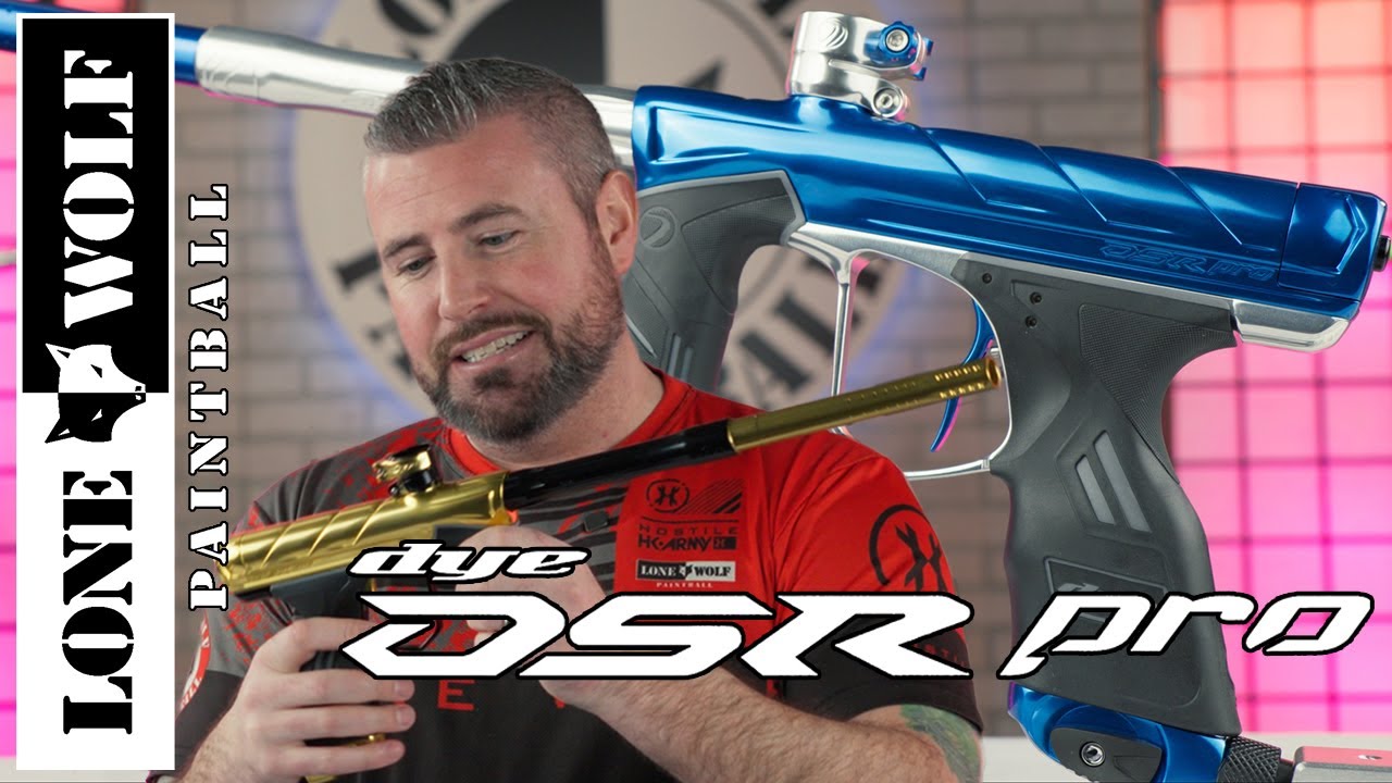 Dye Precision DSR Pro Paintball Gun | Lone Wolf Paintball - YouTube