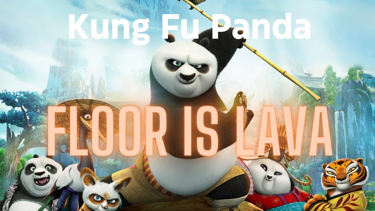 Kung Fu Panda Floor Is Lava | Freeze Dance | Dance Break - YouTube