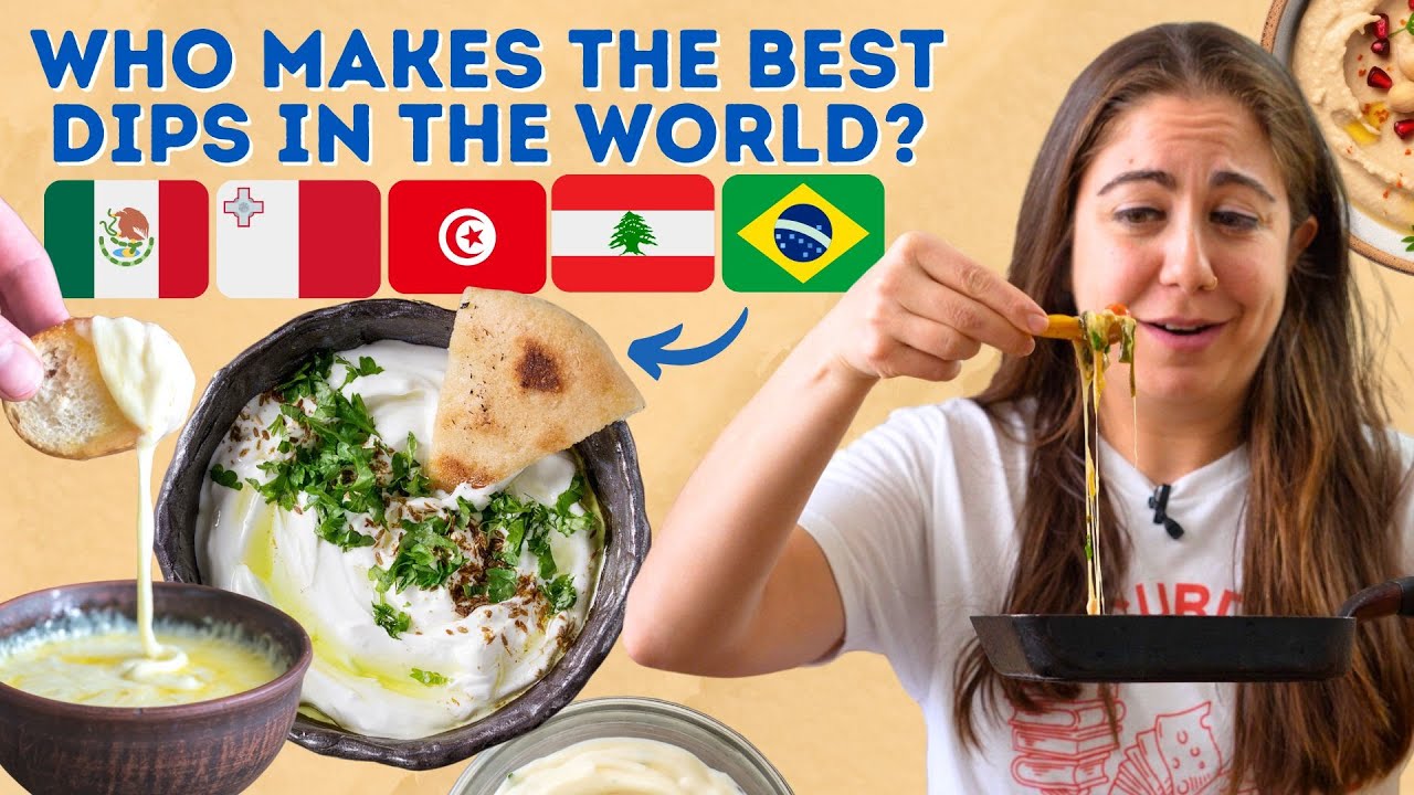 5 AMAZING Dips From Around the World To Make - YouTube