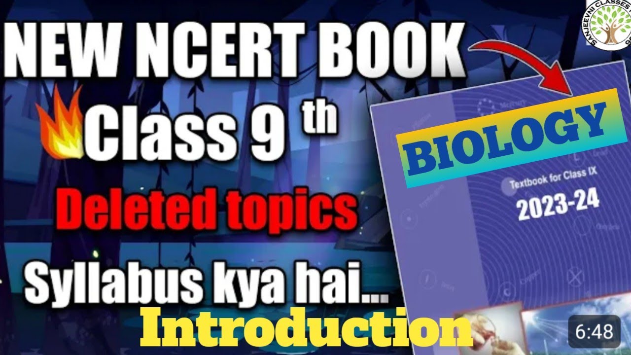 Class 9th BIOLOGY Syllabus 2023-24 Session !! for new and old books ...