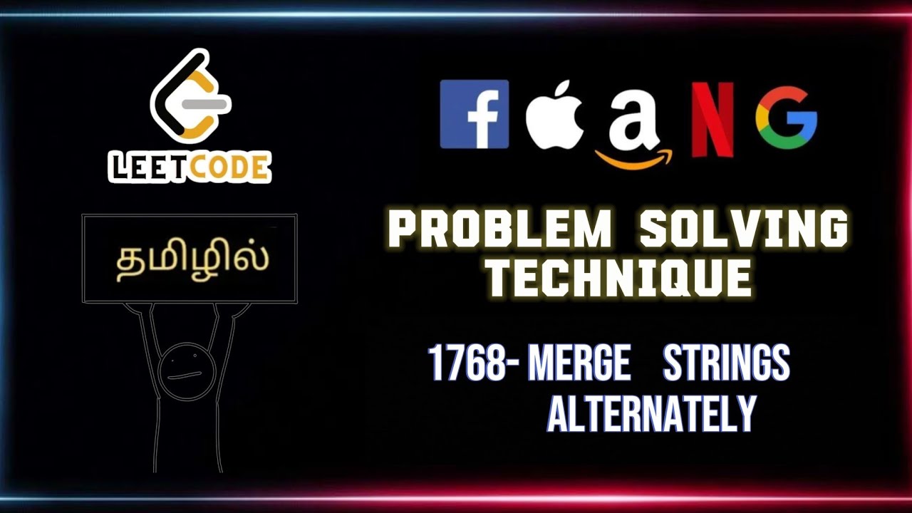 Leetcode Problem Solving 1768 Merge Strings Alternately Leetcode