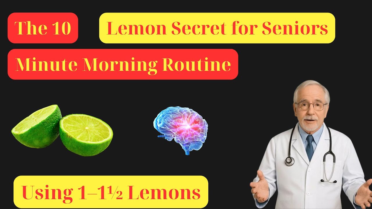 Lemon Secret for Seniors: The 10-Minute Morning Routine (Using 1–1½ ...