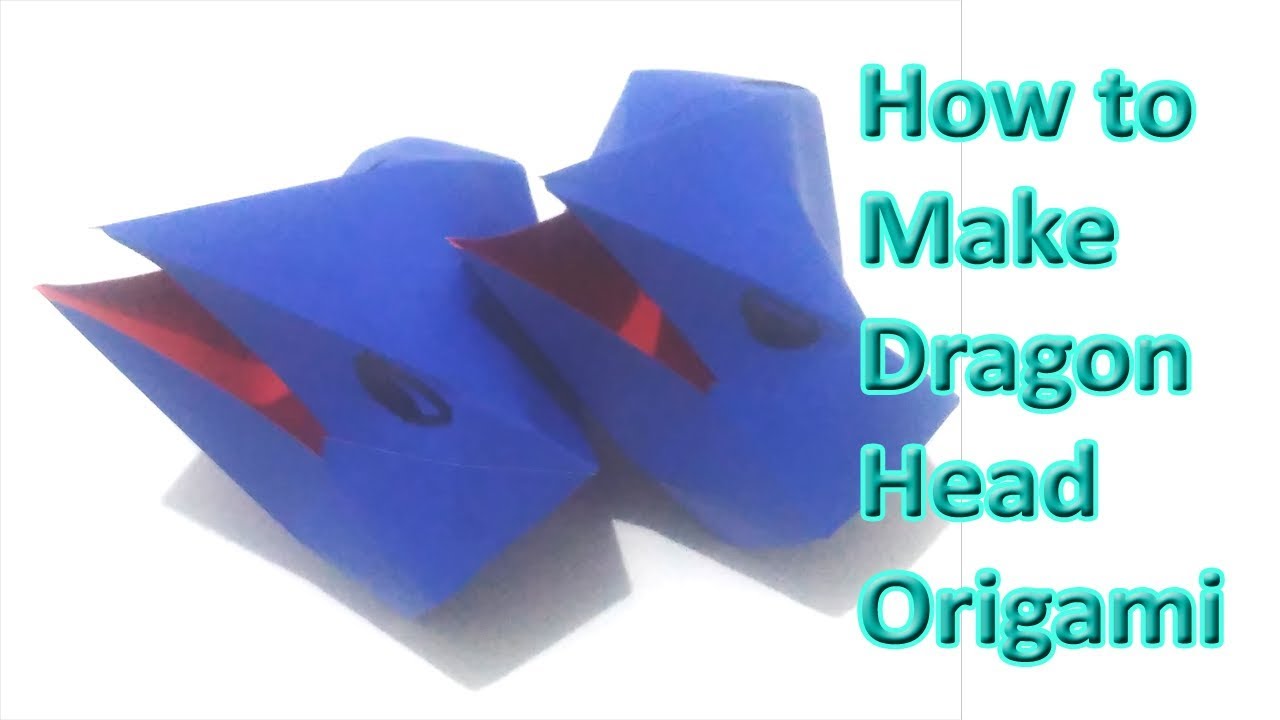 Dragon Head Origami - YouTube