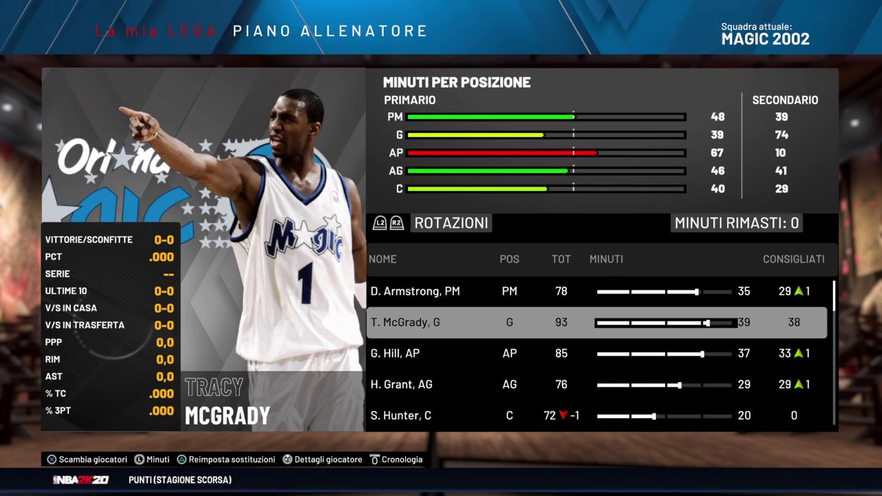 NBA 2K20: Orlando Magic 2001-2002 classic team (PS4) - YouTube