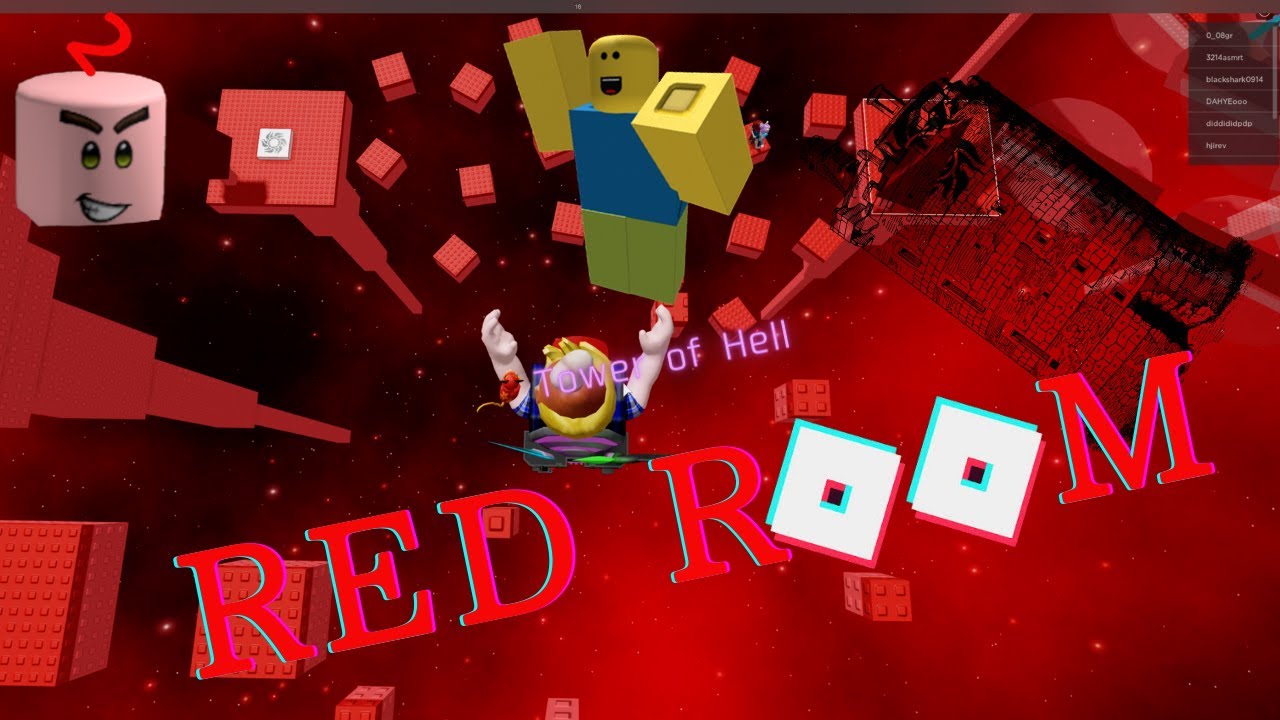 Tower of hell on Roblox. Red room!タワーオブヘル。 - YouTube