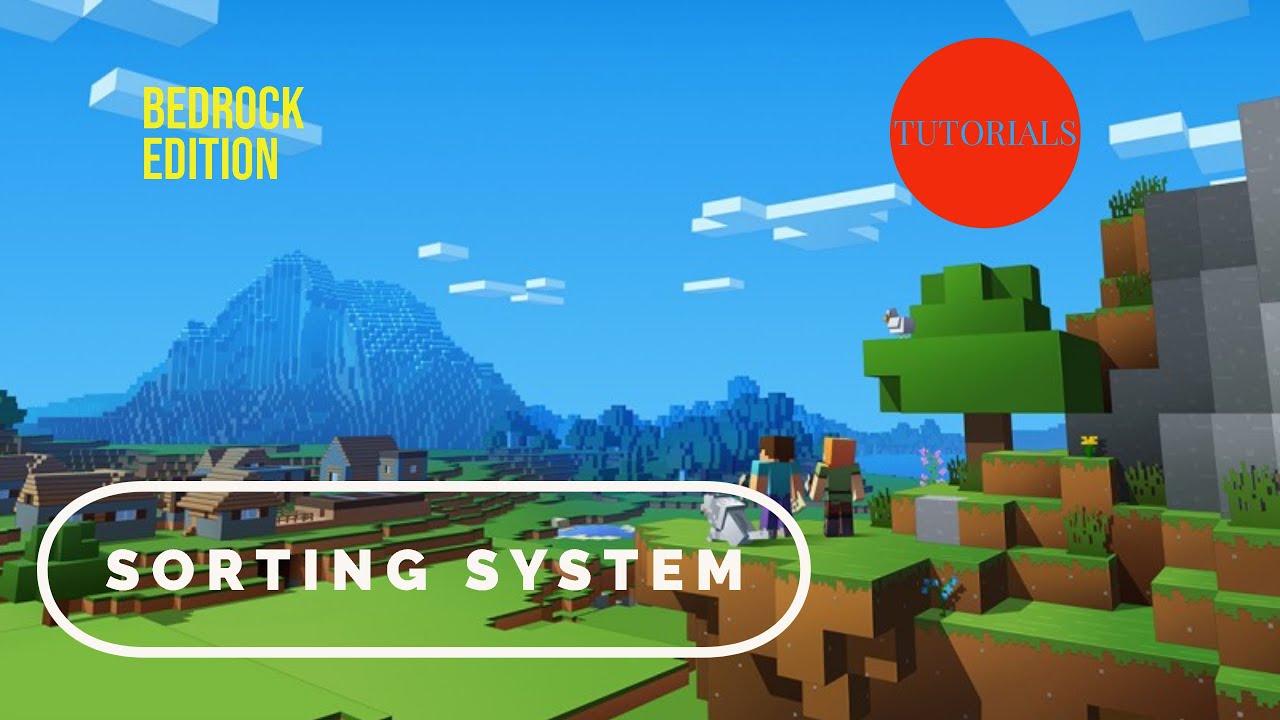 Stack-able Sorting System - Minecraft Bedrock Edition - YouTube
